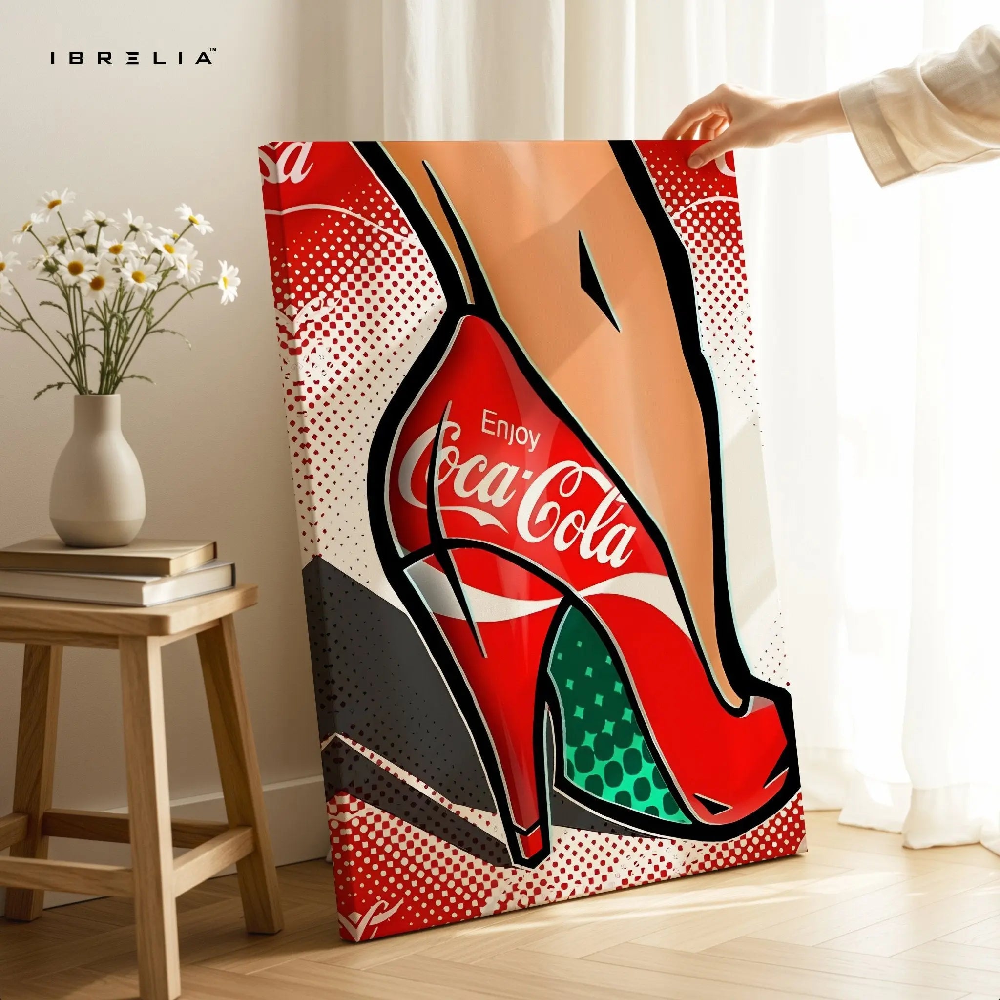 Coca-Cola Pop Art Heels Wall Frame | 4K Ultra Wrap Frame Wall Art in P ...