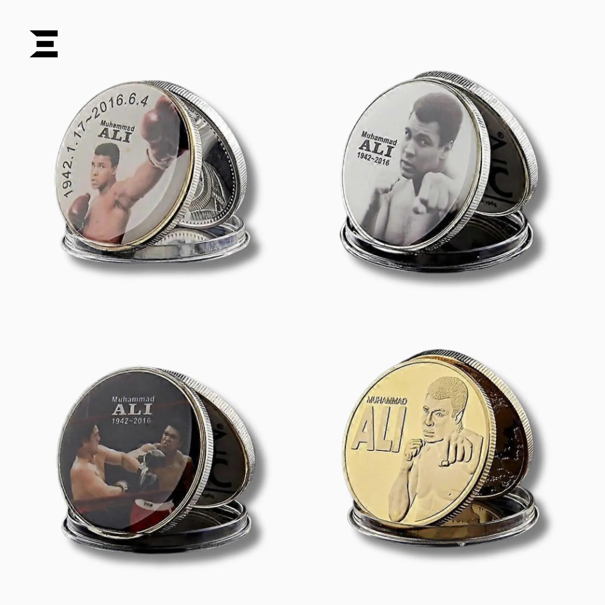 Muhammad Ali Boxing Champion Gold Plated Souvenir Coin – IBRELIA